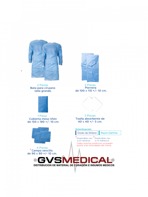 EQUIPO PARA PARTO COMPLETO ESTERIL - GVS MEDICAL
