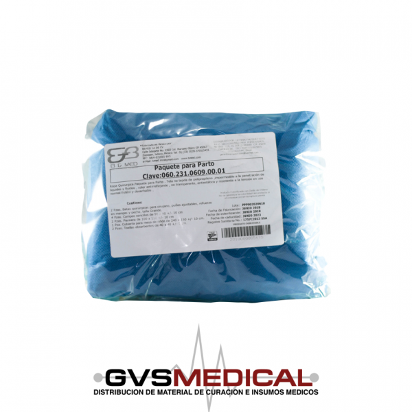 EQUIPO PARA PARTO COMPLETO ESTERIL - GVS MEDICAL